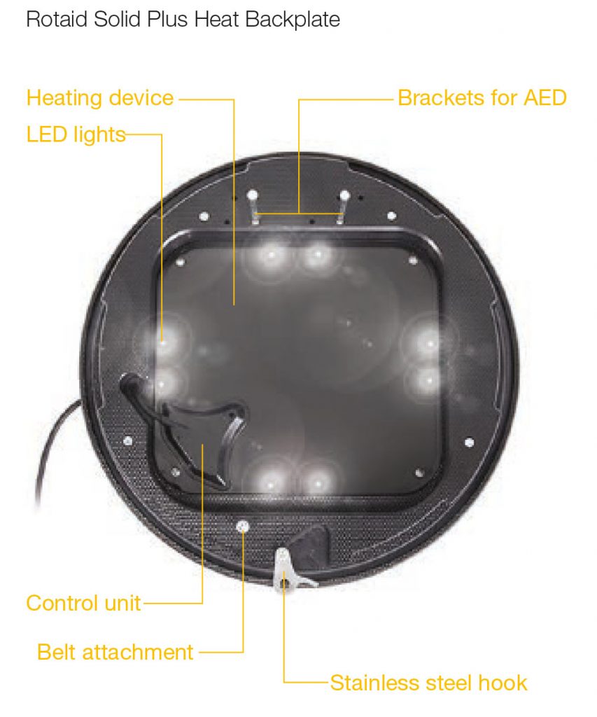 Zunanja omarica Rotaid Solid Plus Heat LED - Defibrilator